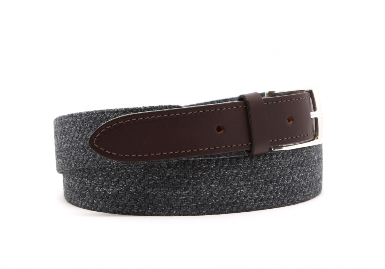 Woven Wool Elastic Belt Frank Clegg Leatherworks