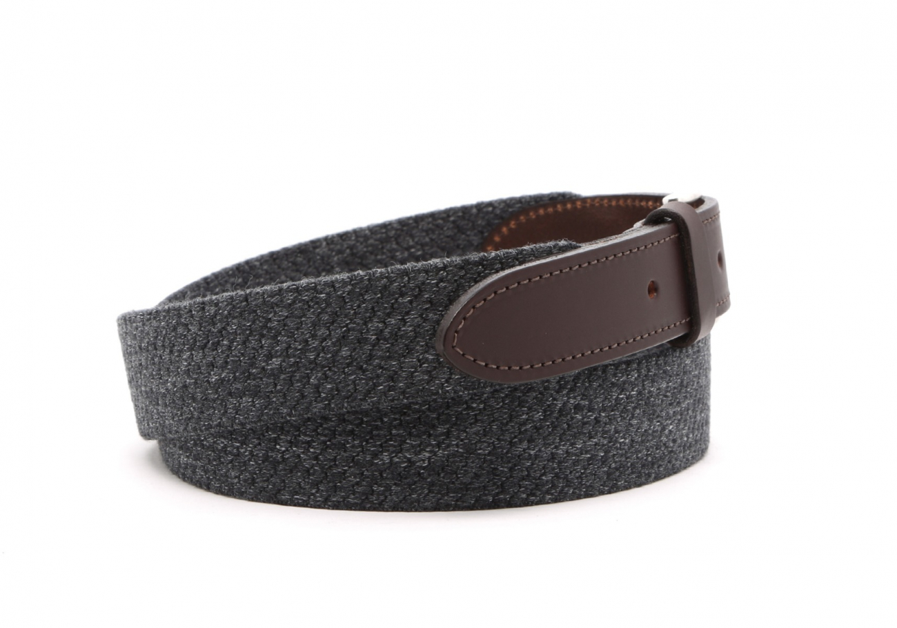 Woven Wool Elastic Belt Frank Clegg Leatherworks