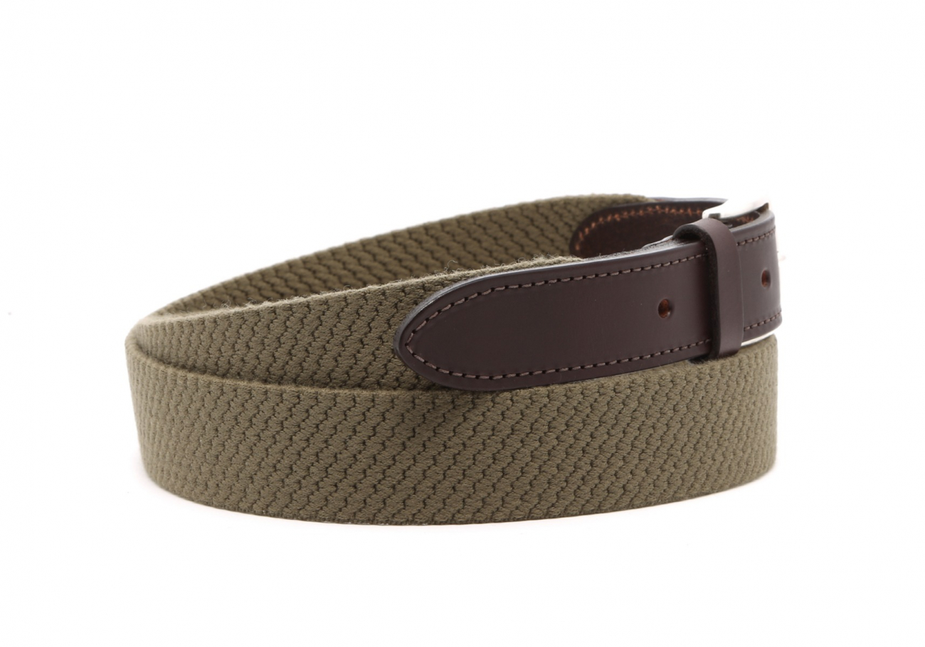 Woven Wool Elastic Belt Frank Clegg Leatherworks